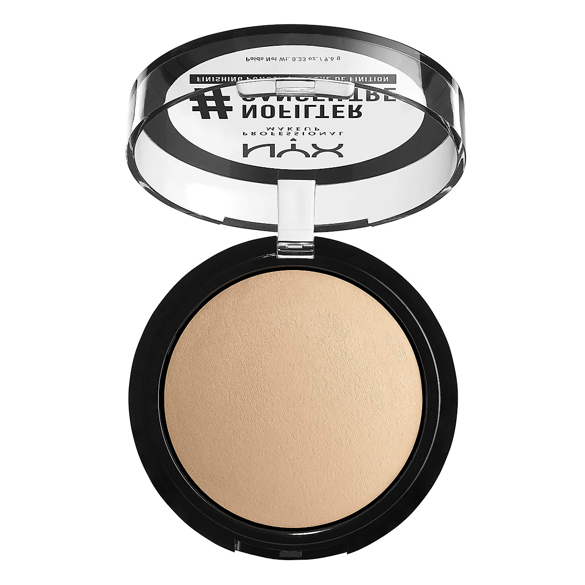 NYX PROFESSIONAL MAKEUP #NoFilter Finishing Powder, Pressed Setting Powder - Medium Olive
