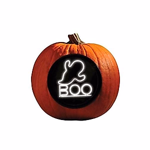 Fun World Ghost Neon Light Pumpkin Carving Kit Standard