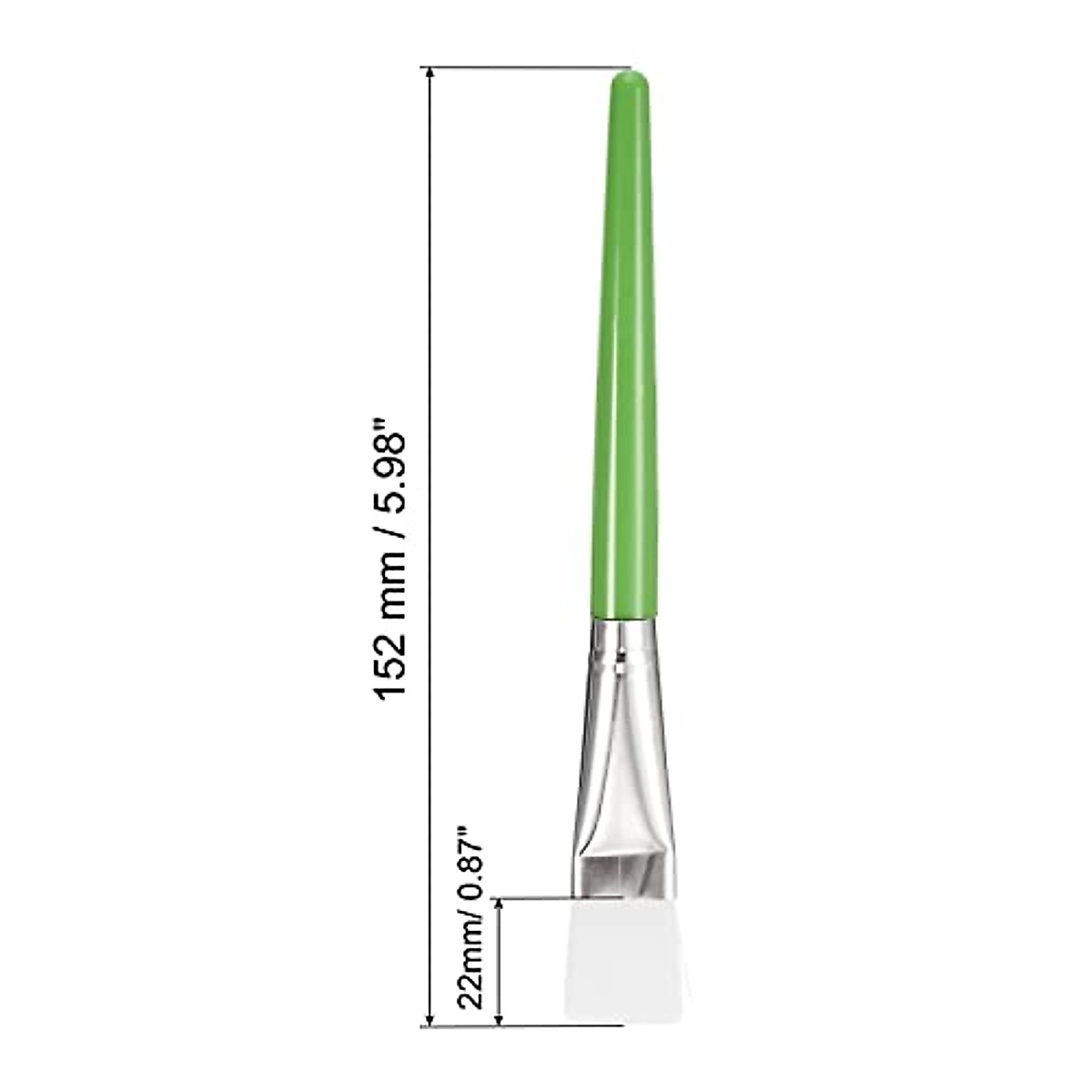 PATIKIL Succulent Cleaning Brush 2Pack 152mm Gardening Tools Plant Brush for Garden Green Handle