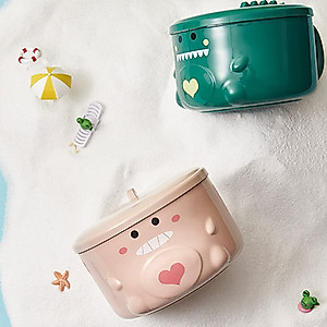 Cabilock Instant Noodle Bowl Korean Stainless Steel Rice Bowl with Lid Set Noodle Bowl Insulated Bowl Food Serving Bowls Rice Cereal Ice Cream Noodles Snacks Soup Bowls Pink Ramen Bowl with Lid