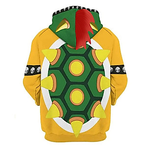 Akxkpohy Game Fashion Graphic Hoodies Cartoon Hooded Sweatshirt Anime Cosplay Costume for Men Women 1-XXL