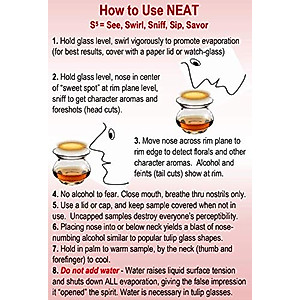 The NEAT Glass Official Competition Judging Glass 4 Pack Clear