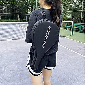 Padel Tennis Racket Racquet Carbon Fiber Power Lite Pop EVA Foam POP Tennis Paddle Paddleball Racket Racquets (2Pcs Black)