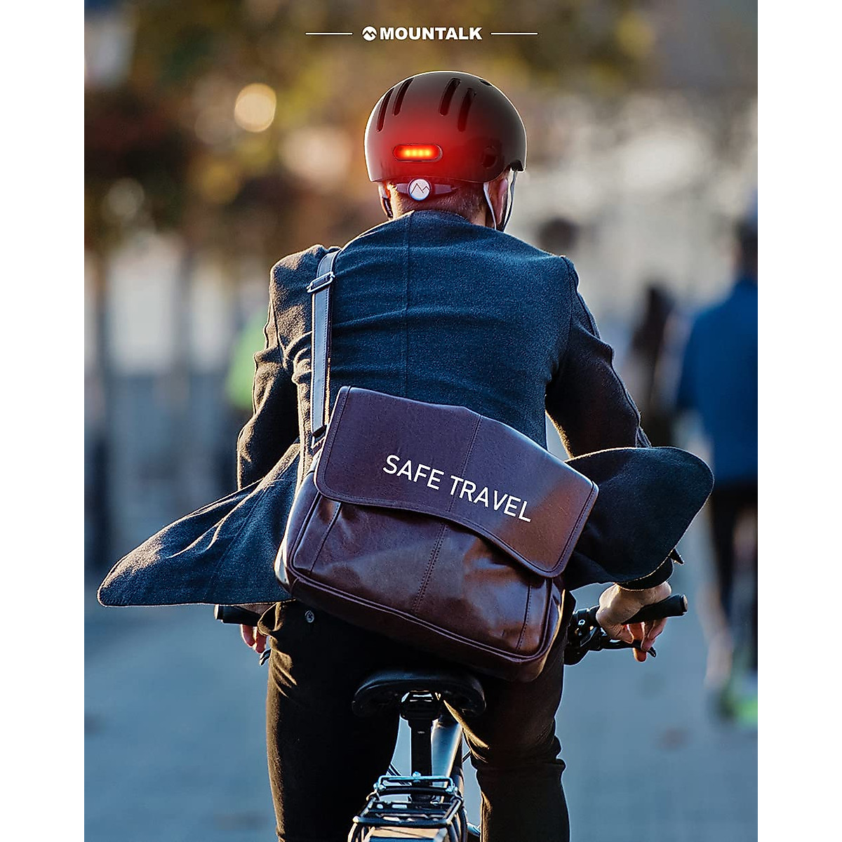 Mountalk Bike Helmet Rear Light