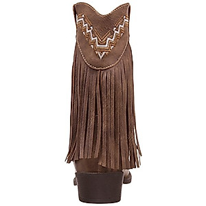 Roper Little Kids Fringes Boot, Brown, 1