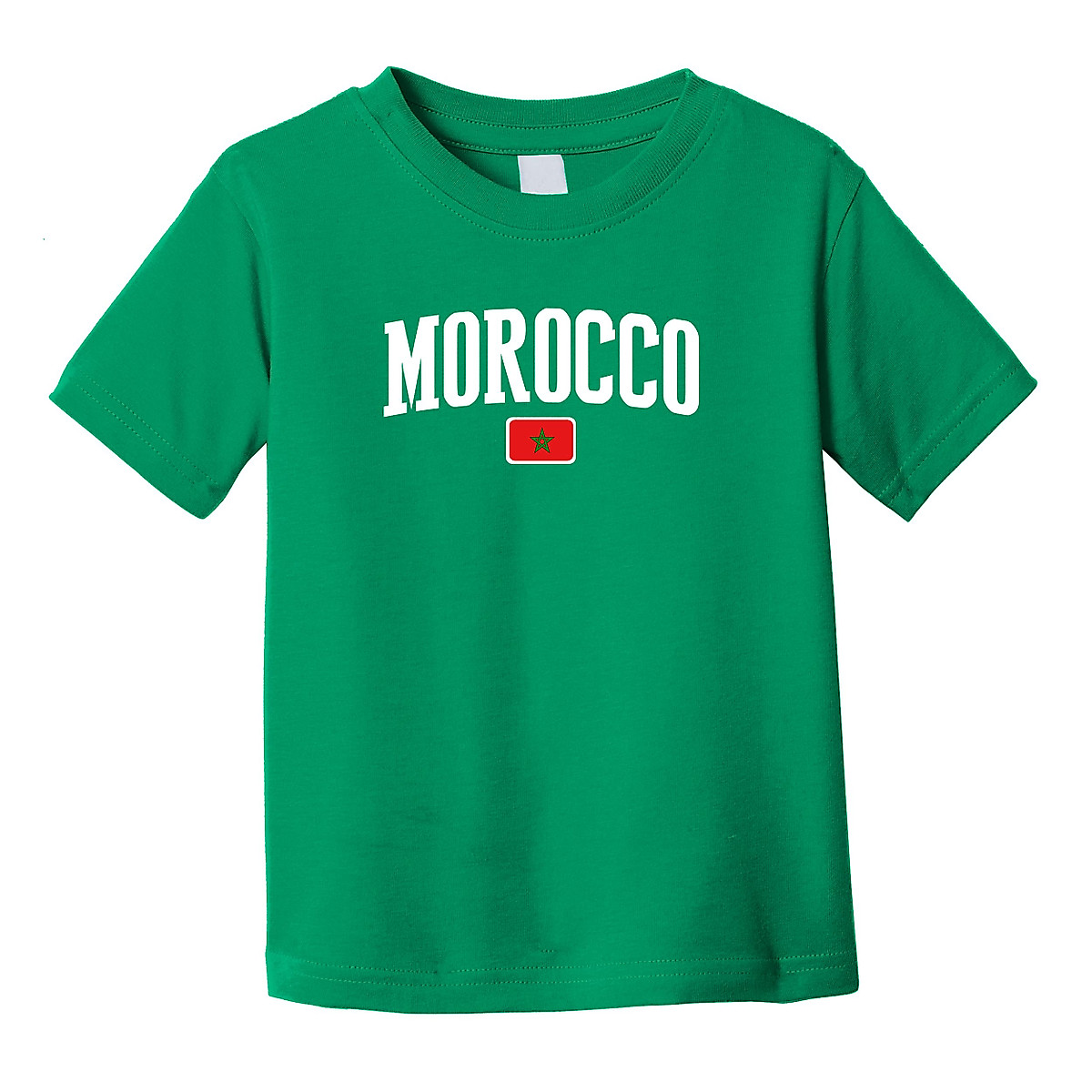 Morocco toddler soccer T-shirt national team for world cup 2022 boys girls kids Moroccan