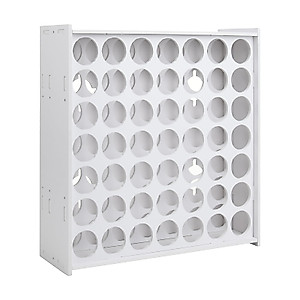 49 Holes Acrylic Paint Storage Organizer for 2 oz Craft Paints, Craft Paint Bottle Storage Rack Stand, Vertical Acrylic Paint Organizer Holder, Crafts Paint Storage Tower for Apple Barrel, Folkart