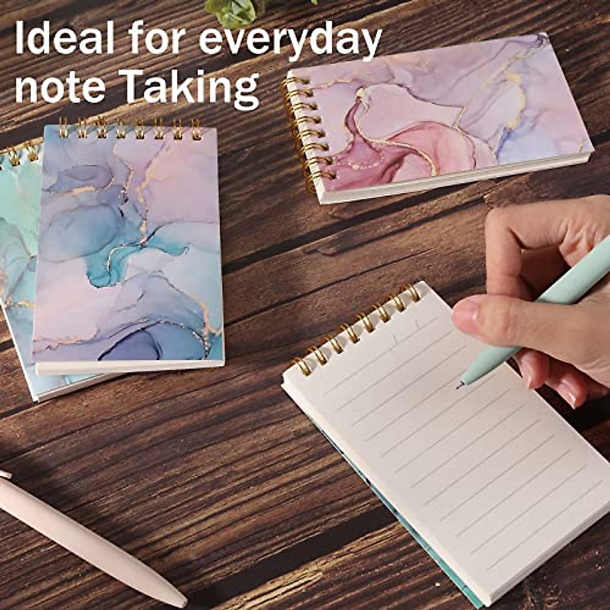Ddaowanx Cute Small Notebooks, 3x5 Pocket Spiral Notepads With Lined Pages - The Perfect Little Mini Notebook to Stay Organized and Boost Productivity at Work or School (8)