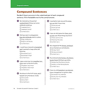 Scholastic Success with Grammar Grade 5 Workbook