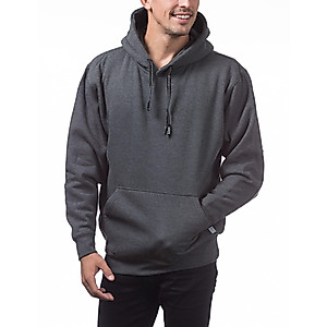 Pro Club Men's Heavyweight Pullover Hoodie (13oz), Charcoal, 4X-Large
