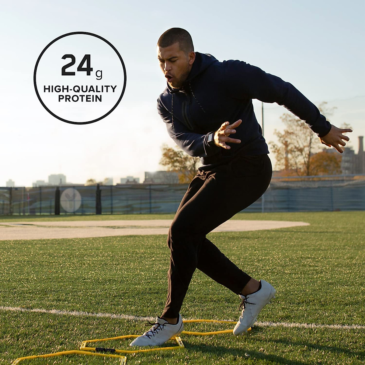 Optimum Nutrition Gold Standard Protein Shake, 24g Protein, Ready to Drink Protein Shake, Gluten Free, Vitamin C for Immune Support, Vanilla, 11 Fl Oz, Pack of 4 (Packaging May Vary)