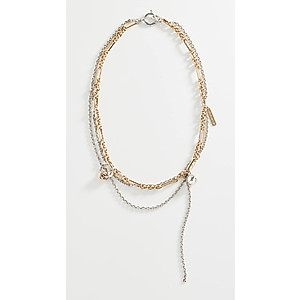 Justine Clenquet Women's Rachel Necklace, Gold & Palladium, One Size