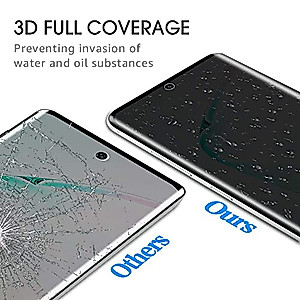 [2 Pack] LYWHL for Samsung Note 10 Plus Privacy Screen Protector, Anti-Spy Tempered Glass Screen Protector for Note 10 Plus, 9H Hardness Film Anti-Scratch Case Friendly [Don’t Support Fingerprint Unlock]