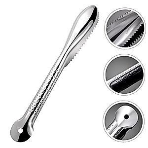 UPKOCH 3pcs Stainless Steel Fish Scale Planer Stainless Steel Scale Cleaner Shrimp Deveining Tool Seafood Scraper Household Cleaner Japanese Tools Cleaning Tools Kitchen Tool Fish Scaler