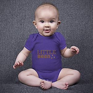 Custom Personalized Boy & Girl Baby Bodysuit Little Bean A Funny Cotton Baby Clothes White Design Only Newborn