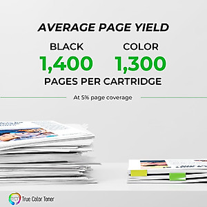 TCT 045A Toner Cartridge 4 Pack - Premium Compatible Replacement for Canon 045 Works with Canon Color ImageClass MF634CDW MF632CDW LBP612CDW Printers (Black Cyan Magenta Yellow)