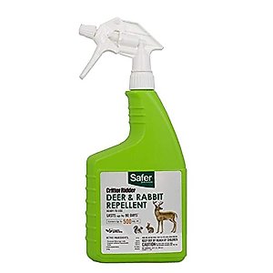 Safer Brand Ready-to-Use Brand 5981 Critter Ridder Deer & Rabbit Repellent RTU – 32 oz, 32 Ounce