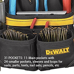 DEWALT DG5650 31-Pocket Professional Carpenter's Pro-combo Apron Tool Belt