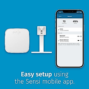 Sensi Room Sensor by Emerson-Room Sensor That Works with Sensi Touch 2 Smart Thermostat