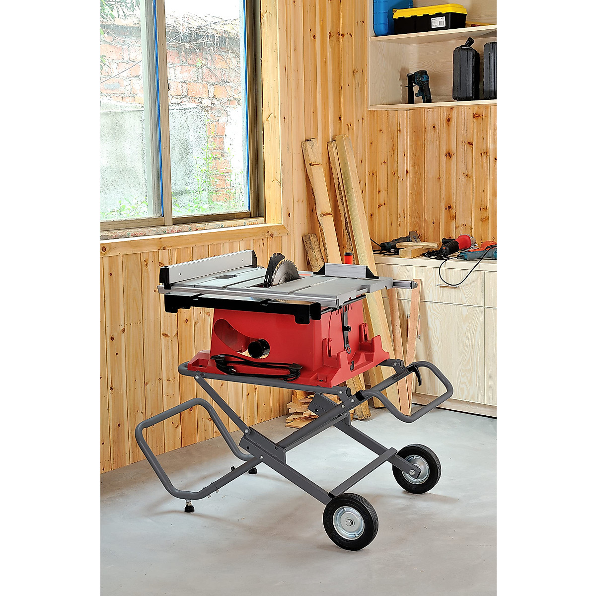 TOMAX TMMS-051 Rolling Foldable Table Saw Stand