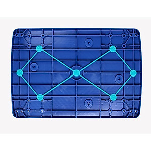 Platform Truck Flatbed Cart Metal Platform Truck with 4 Wheels Moving Dolly Cart Load 330lb /660lb Folding Push Cart Light Flatbed Cart Reliable