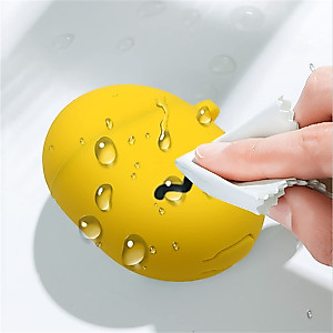 for Google Pixel Buds Pro Silicone Case Anti-Fall Anti-Scratch Shockproof Protective Cover with Keychain (Yellow)