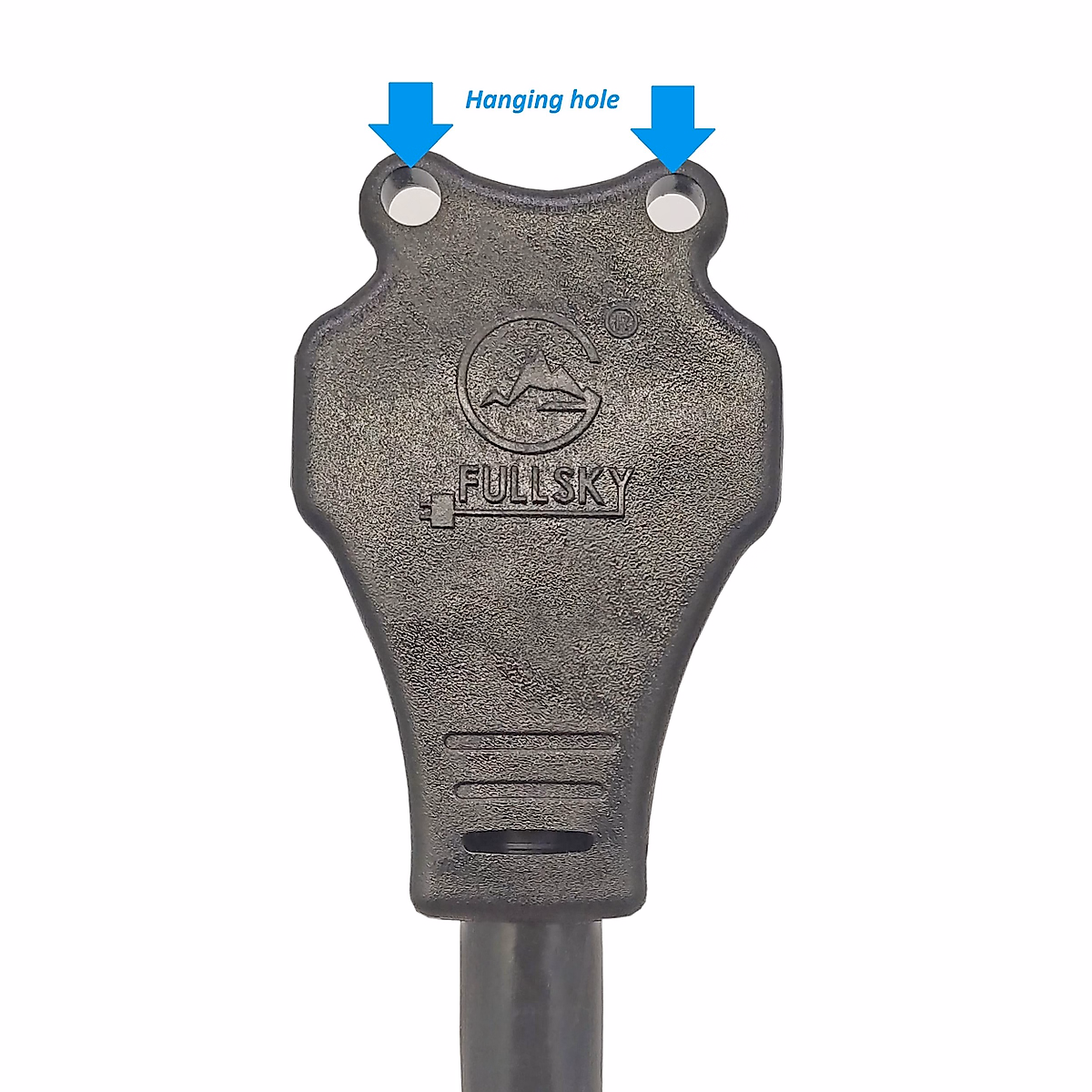 Fullsky FC-EVTT45 Male Generator RV 3 Prong Plug to Female 4 Prong 14-50R Receptacle 3 Prong to 4 Prong EV Charge Adapter Cord NEMA TT-30P to 14-50R 30A to 50A Output 30Amp 125Volt(Only for EV use)