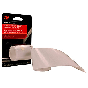 3M Scotchlite Red Reflective Tape, 03459, 2 in x 36 in, 1 Roll