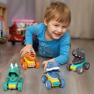 LiKee Toy Cars with Light and Music for Toddlers Kids Boys Girls Age 3+ Years Old