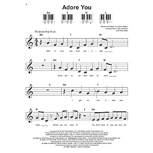 Harry Styles - Super Easy Songbook for Piano