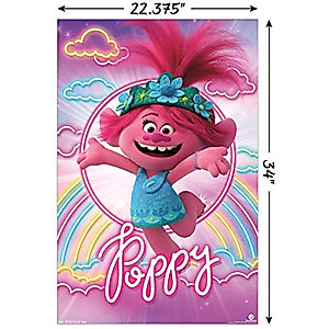 Trends International DreamWorks Trolls 2 - Poppy Wall Poster, 22.375" x 34", Unframed Version
