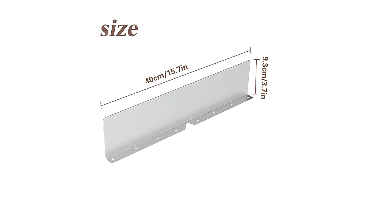 4 PCS Gutter Valley Splash Guards Stainless Steel Downspout Diverter ...