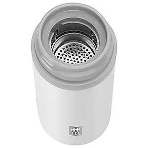 ZWILLING Thermo Tea & Fruit Infuser, 14.2 oz, Silver-White