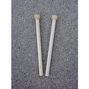 KaKesa Steel Drum Pan Mallets Sticks Wood Econo - Double Seconds