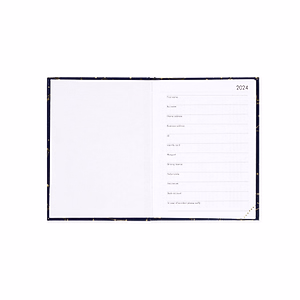 Legami - Mini Weekly Photographic Diary, 12 Months, from January 2024 to December 2024, Elastic Closure, 6 Languages, Monthly Planner January 2025, Address Book, Holiday Plan, 8x11 cm, Stars Theme