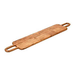 Creative Co-Op Acacia Wood Cheese/ Serving Board w 2 Handles