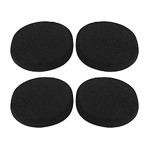 Headphone Ear Pads, 2Pair Cushion Headset Earpads Earmuffs Replacement Earbuds Cover for Logitech H800(Black)