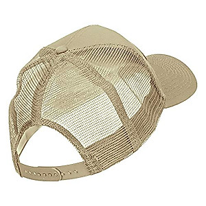 e4Hats.com US Air Force Retired Military Patched Mesh Cap - Khaki OSFM