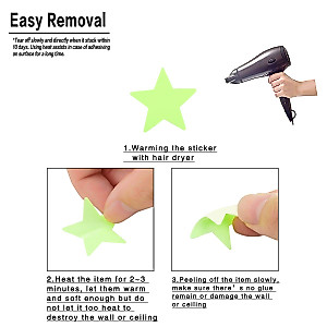 Realistic Glow in The Dark Stars and Moon, 500pcs Glow Stars and Shooting Star, Adhesive Glow Stars for Kids Bedroom,Luminous Stars Stickers Create a Realistic Starry Sky,Room Decor,Wall Stickers