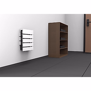 Folding Wall Mounted Teak Wood Handmade Shower Seat, Inside Shower Bathroom Stool for Seniors Disabled Pregnant Handicapped, Foldable Water Resistant Outdoor Bench (White)