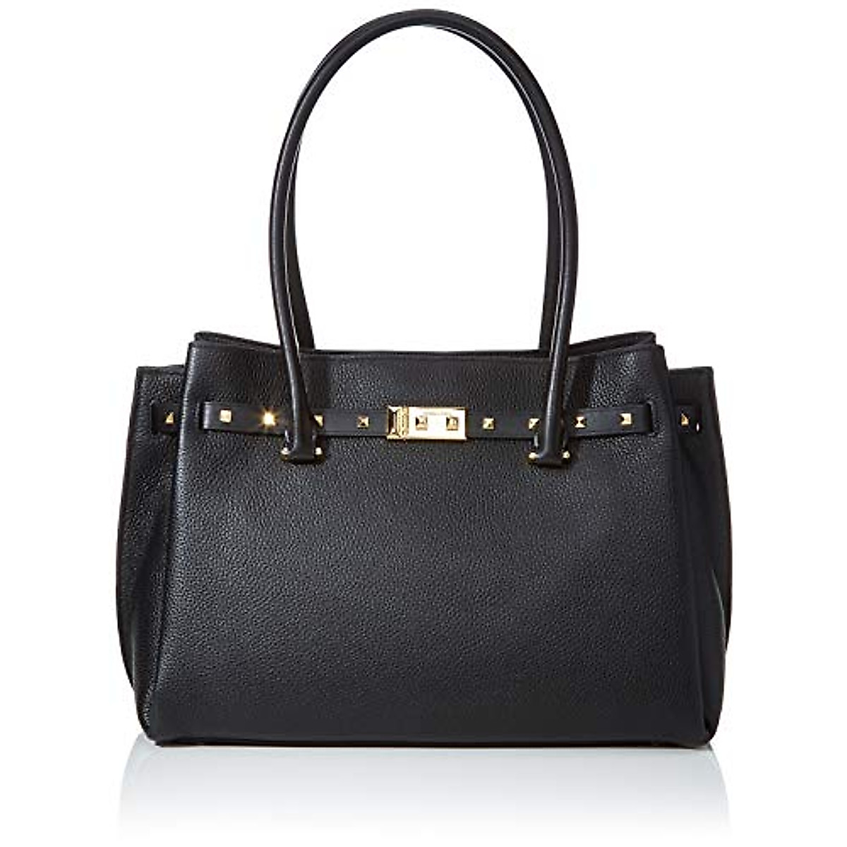 MICHAEL Michael Kors Addison Large Pebbled Leather Tote - Black