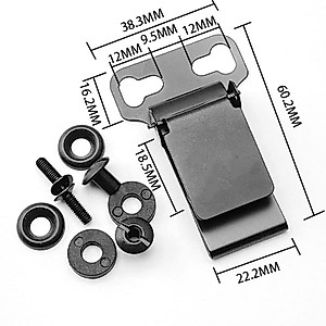 BRASSU K Sheath Accessories Ulti-Tuck Sheath Waist Clip kydex K Clip