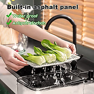 Finkoo 10 Pcs Fridge Organizer, Stackable Refrigerator Storage Bins with Lids, Kitchen Organization and storage BPA-Free Pantry Clear Storage Containers for Food, Drinks, Vegetable Fruits