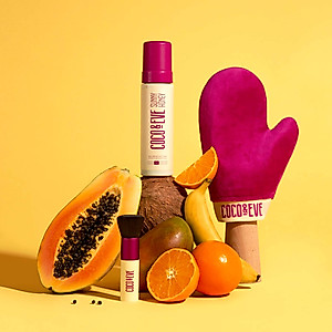 Coco & Eve Sunny Honey Bali Bronzing Soft Velvet Self Tanning Mitt Applicator