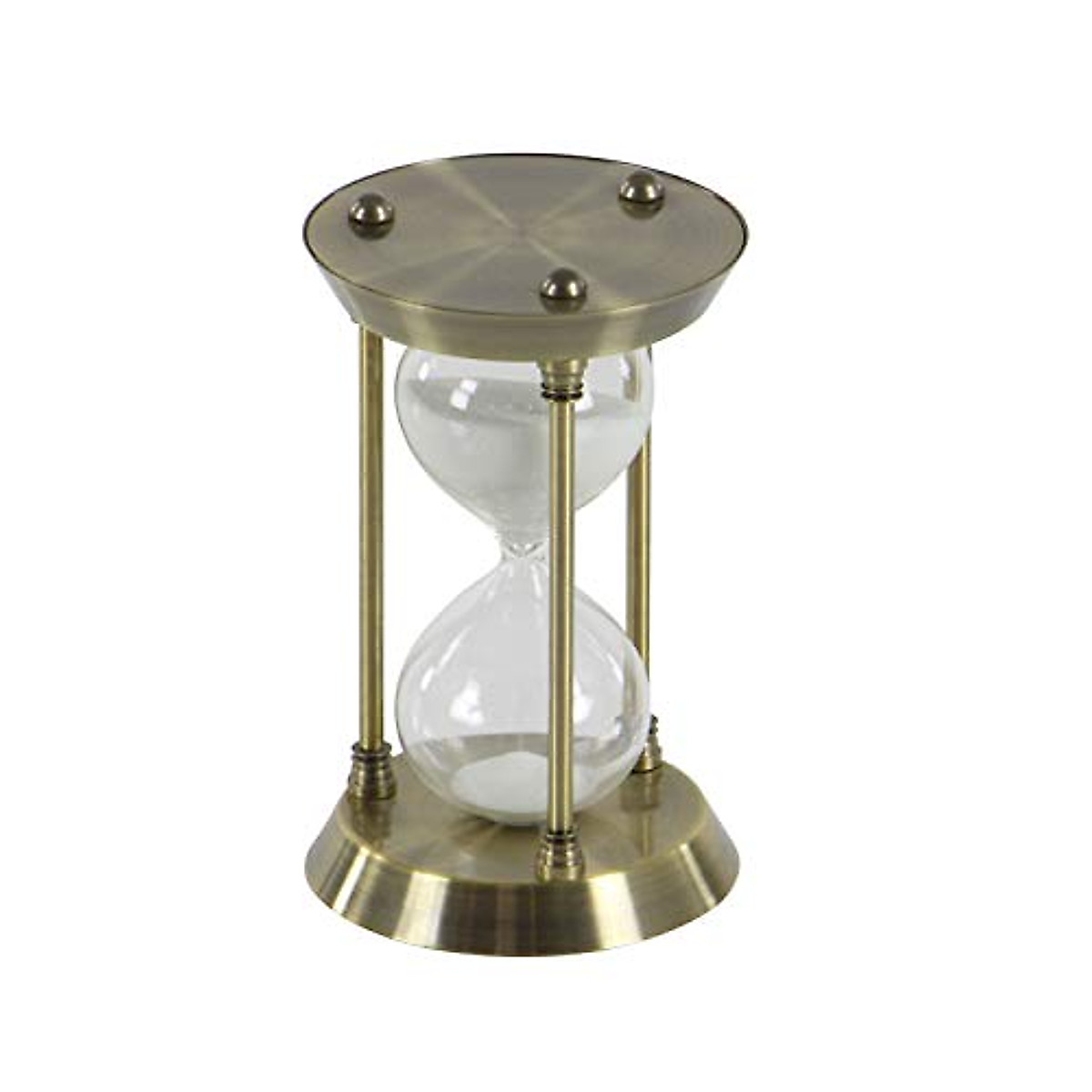 Deco 79 Glam Metal Cylinder Timer, 4" x 4" x 7", Brass