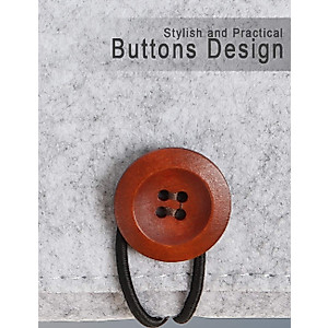 FNEIAE Switch Carrying Case, Ultra Slim Professional Protective Felt Pouch for Nintendo Switch with 5 Game Cartridges Holders - Light Grey