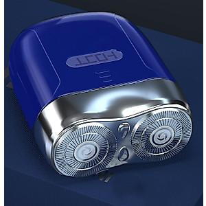 Powerful High Speed Storm Shaver: 2023 Upgraded Electric Travel Razor Shaver (Blue)