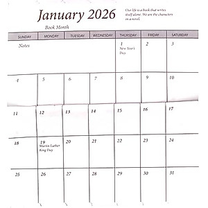 3 Year 2024 2025 2026 Pocket Calendar Planner with Note Pad (Summer Beach)