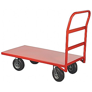 60 in X 30 in X 12 in,General Purpose Steel-Deck Platfitm Truck, 1 200 Lb Load Capacity-2040022228