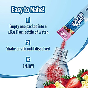 Hawaiian Punch, Paradise Variety Pack– Powder Drink Mix - (5 boxes, 40 sticks) – Sugar Free & Delicious, Excellent source of Vitamin C, Makes 40 flavored water beverages